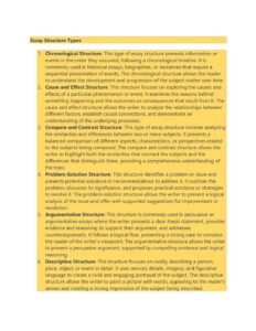 Essay Structure Types - Elite academic brokers