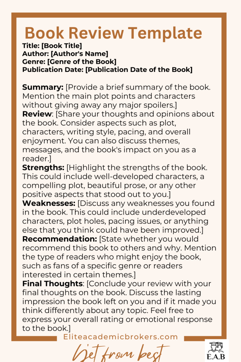 How to write a good college book review | Essay Writing